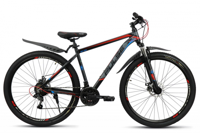 Велосипед PULSE 29" 560 черный/красный рама ал. 19" купить в Славянске ...